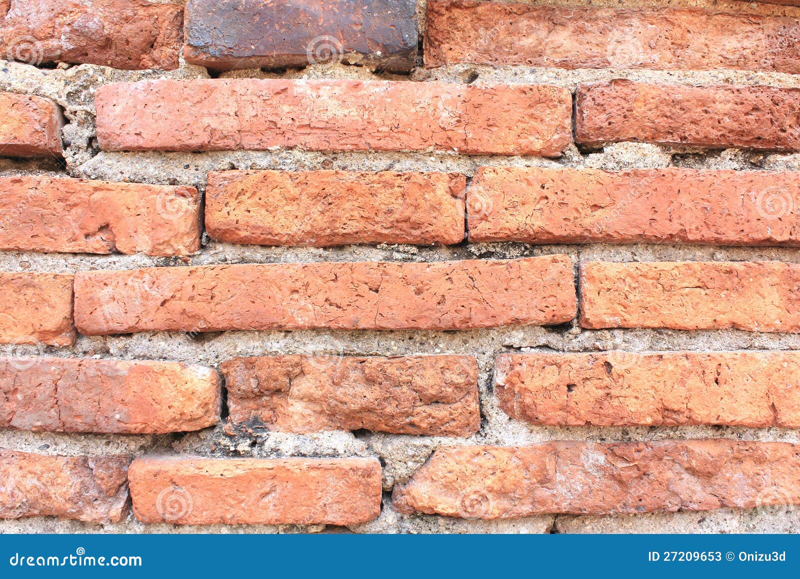 Closeup of Clear Brick Wall Stock Image - Image of background ...
