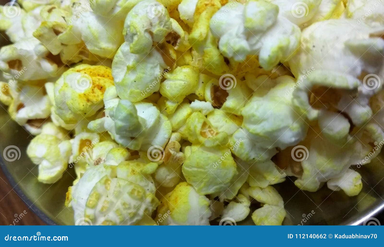 Closeup click of Popcorn stock photo. Image of place - 112140662