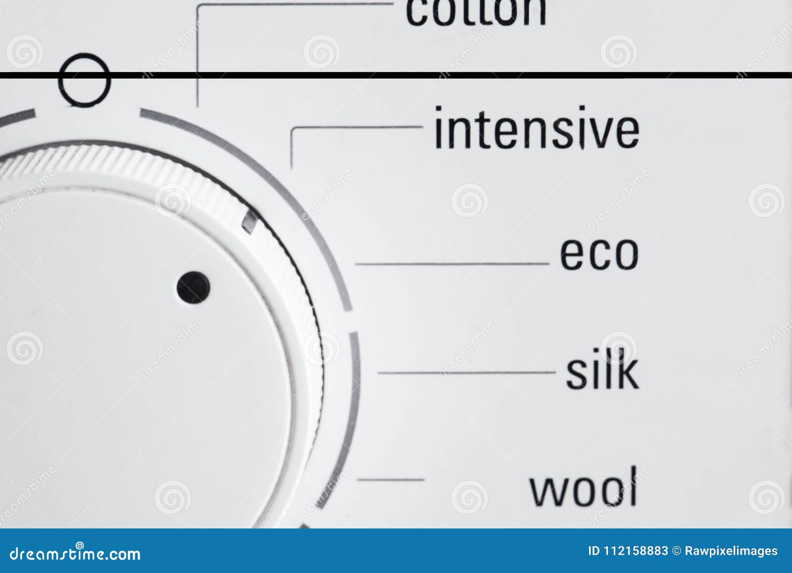Closeup of Clothes Dryer Machine Control Stock Image - Image of ...