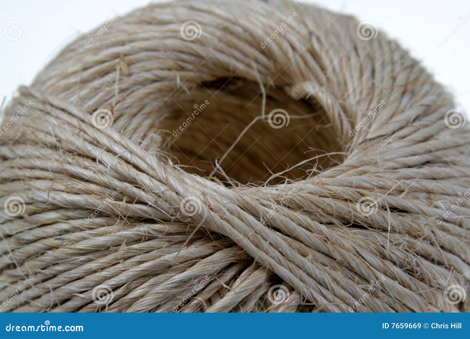 Closeup of Coarse String stock image. Image of ball, threads - 7659669