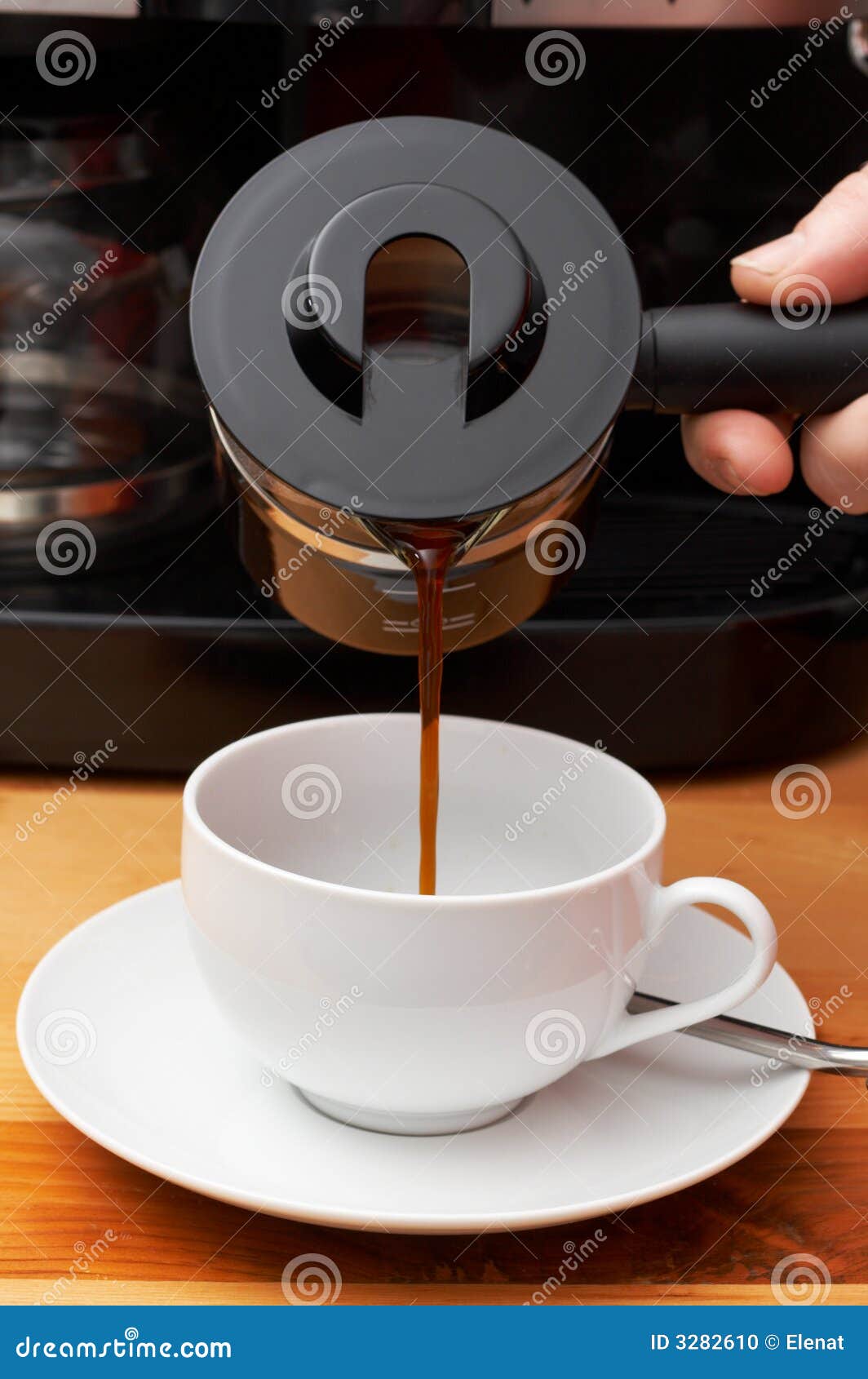 Closeup of coffee in cup stock photo. Image of cater, drink - 3282610