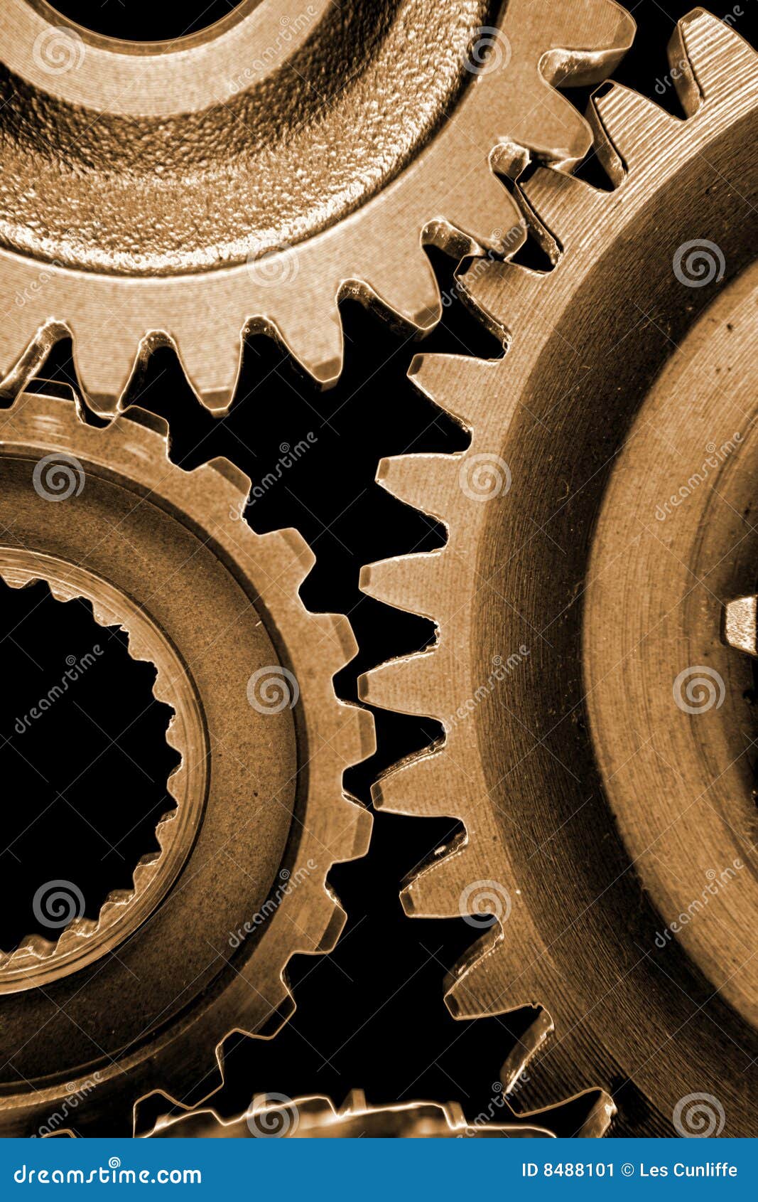 Closeup of cogwheels stock image. Image of business, machine - 8488101