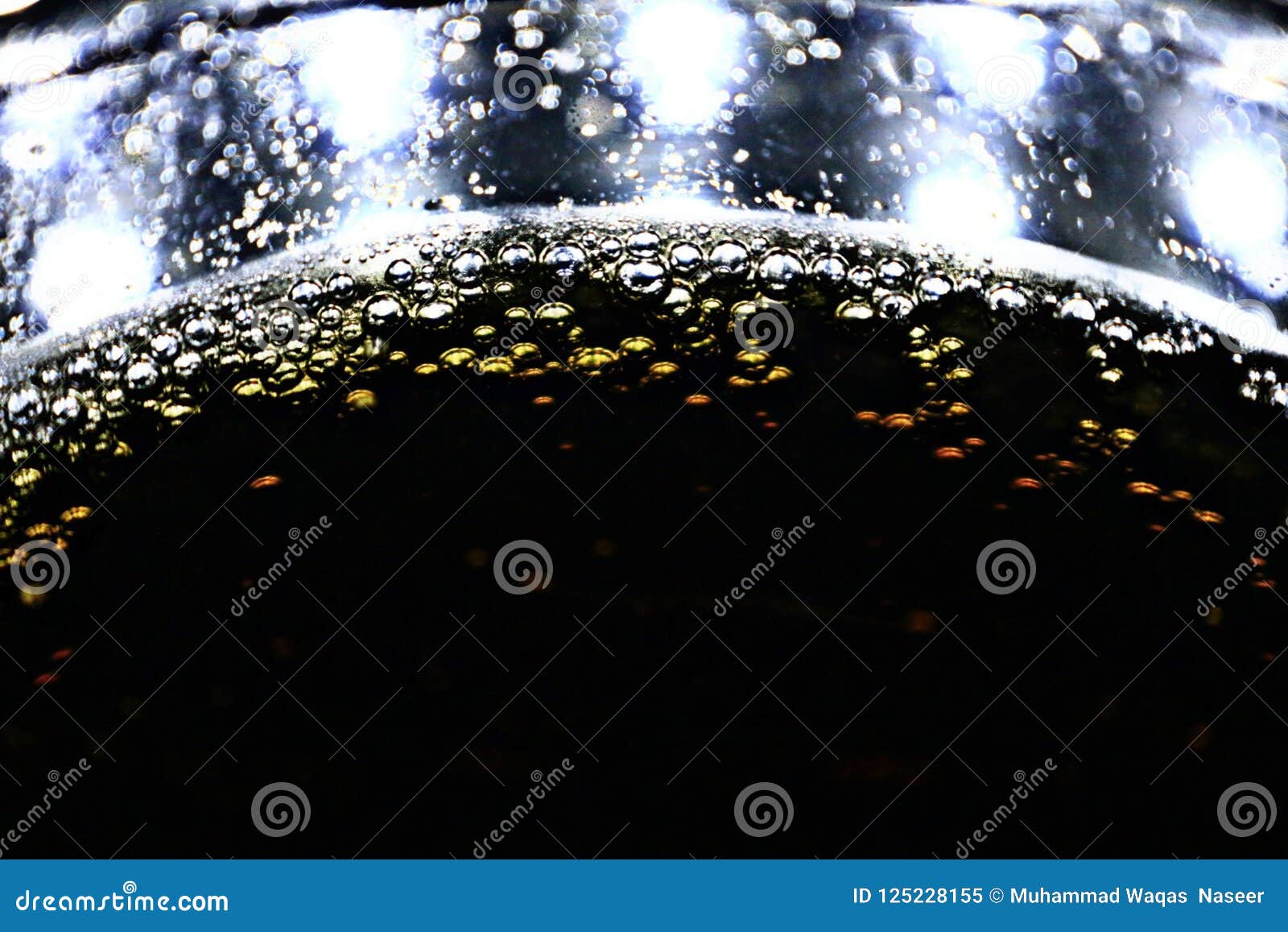Cold Drink Bubbles stock image. Image of cold, bubbles - 125228155