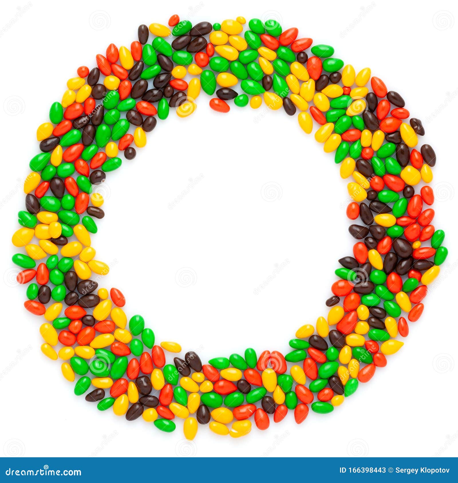 Closeup of colored candies stock image. Image of background - 166398443