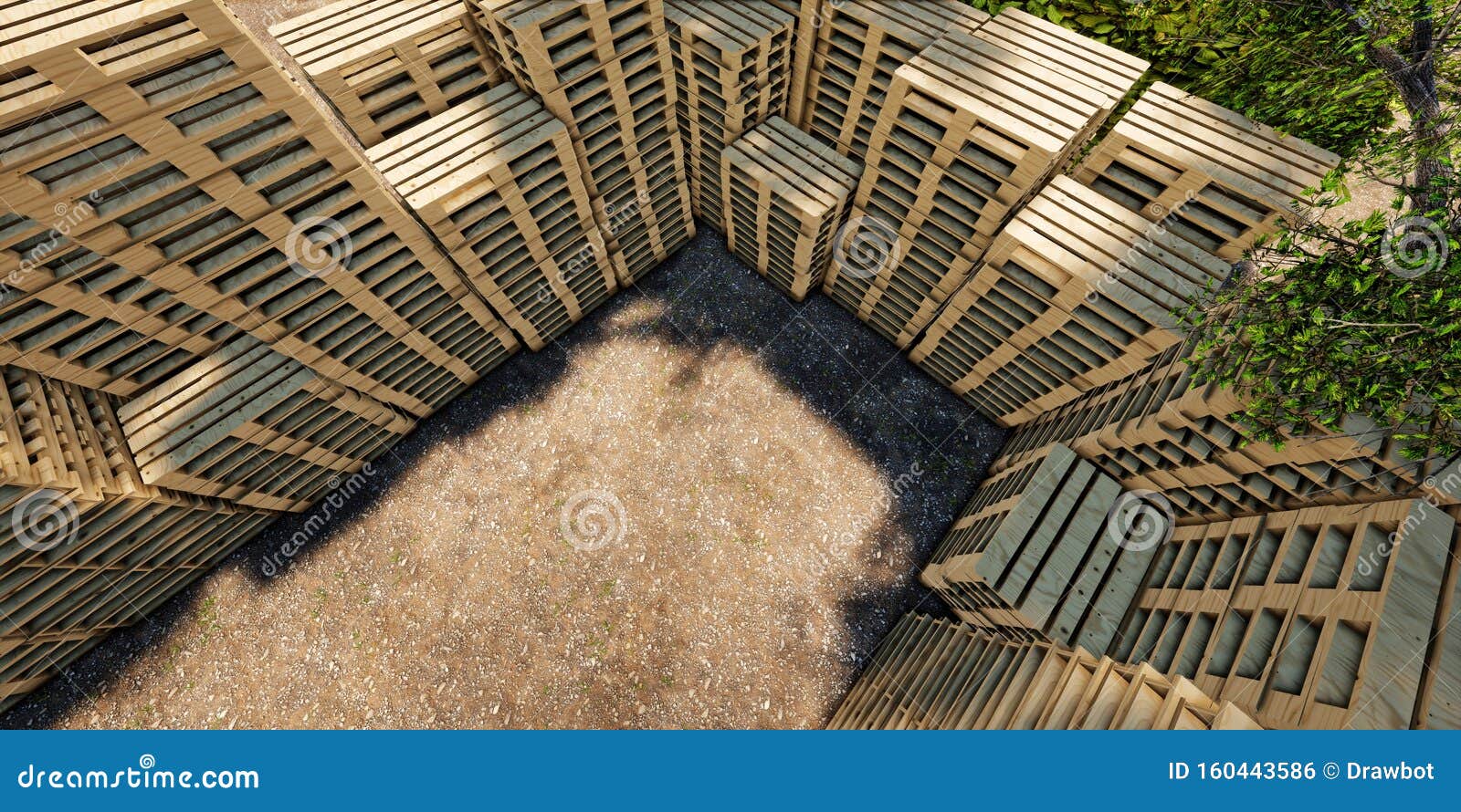 Colorful Brown Pallet Background. Stock Photo - Image of shipping ...