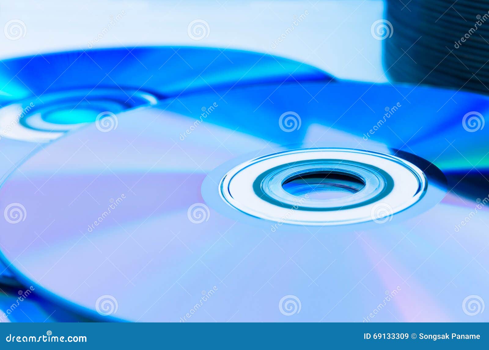 Closeup Compact Discs (CD/DVD) Stock Image - Image of compact, disc ...