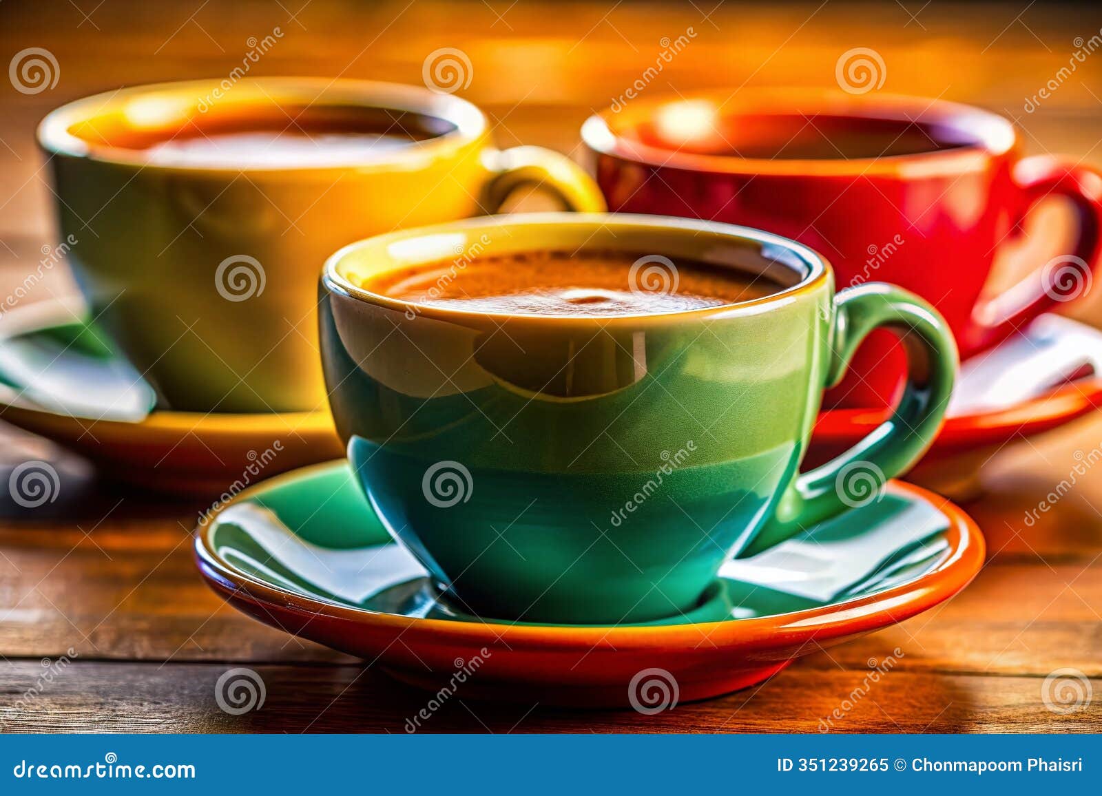 A CloseUp Comparison Of Coffee Cup Sizes Grande Venti And Tall ...