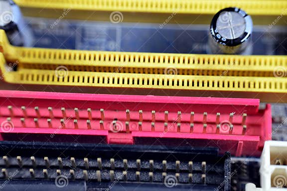 Computer Main Board Electronic Motherboard, the Main Printed Circuit ...