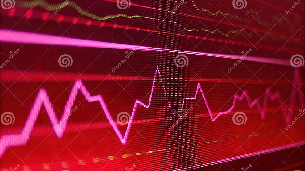 A Closeup of a Computer Screen Displaying Realtime Analytics with Graphs and Alerts Indicating ...