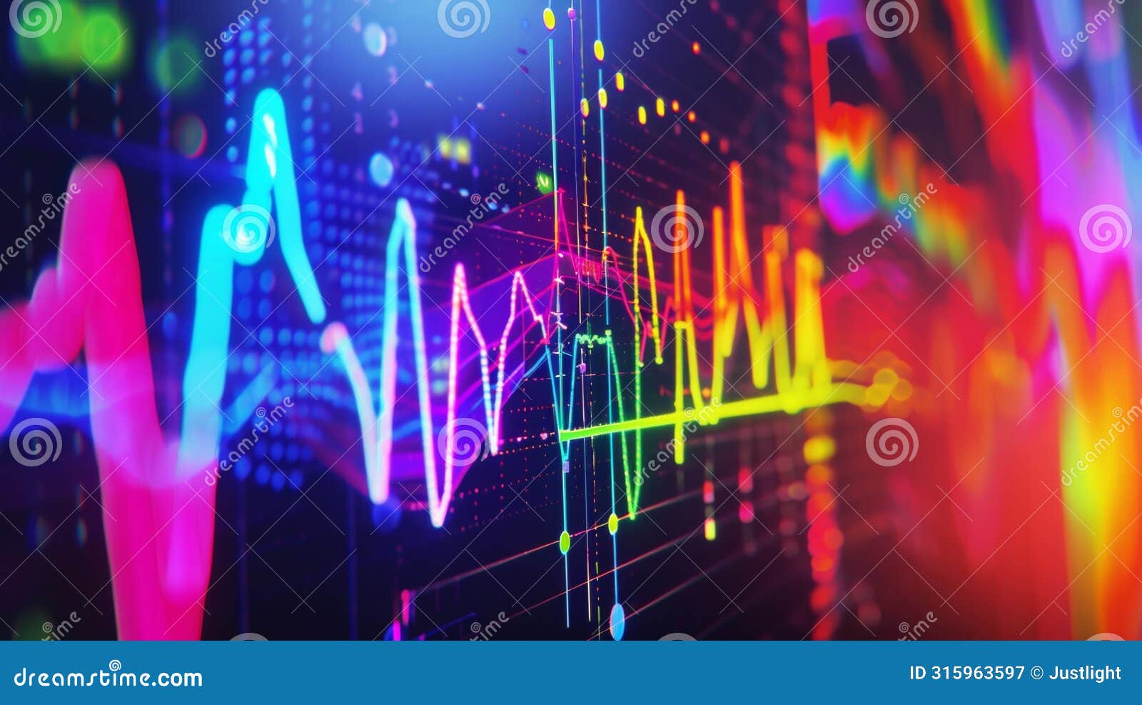 A Closeup of a Computer Screen Showing a Graph Depicting the Absorption ...