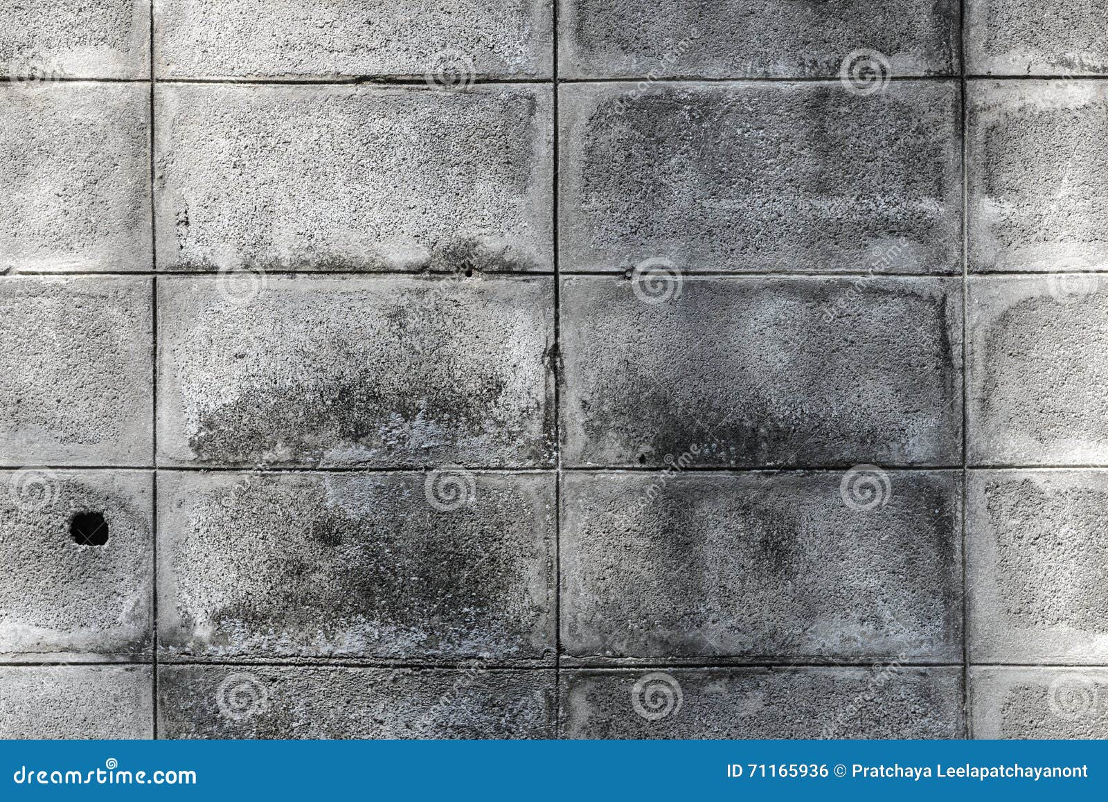Closeup Concrete Block Wall Stock Photo - Image of exterior, textured ...