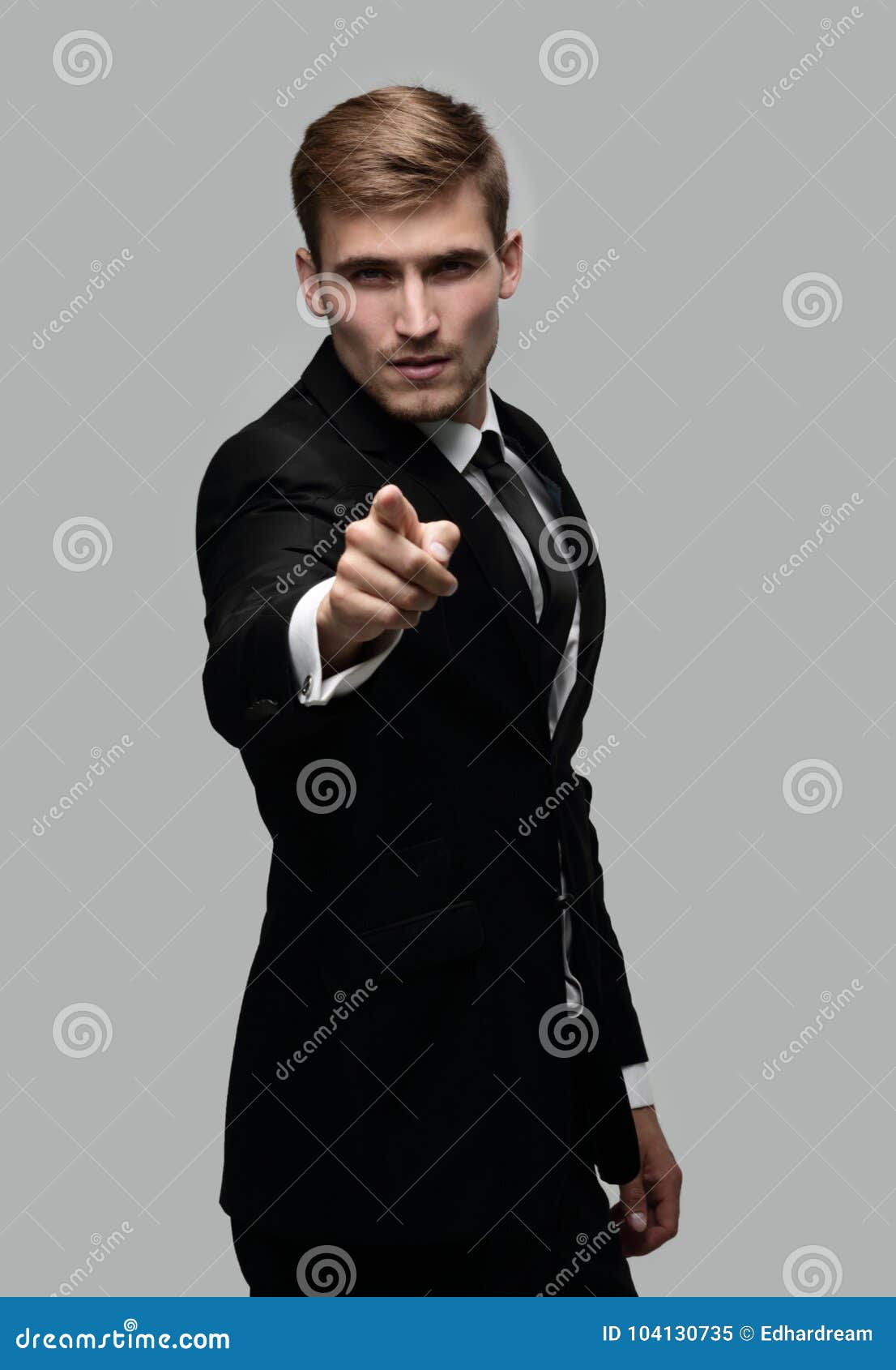 Closeup of a Confident Businessman Pointing His Finger Forward. Stock ... Closeup of a Confident Businessman Pointing His Finger Forward. Stock ...