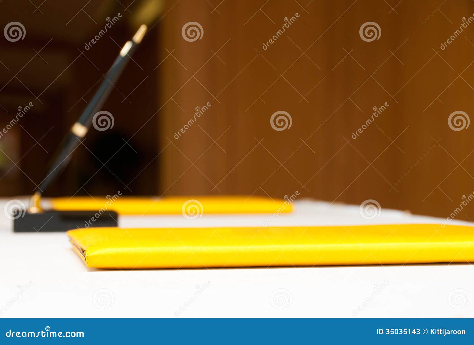 Closeup contract on table stock image. Image of document - 35035143