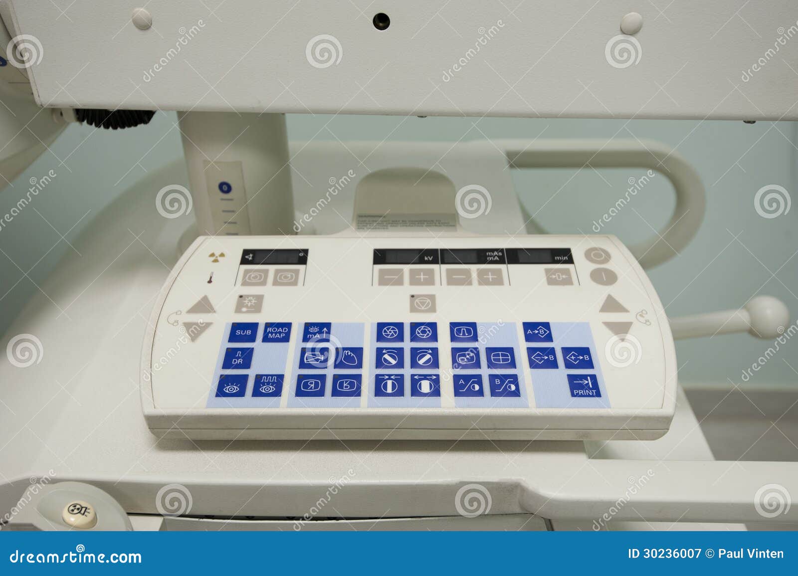 Control Panel on Machine in Hospital Operating Room Stock Image - Image ...