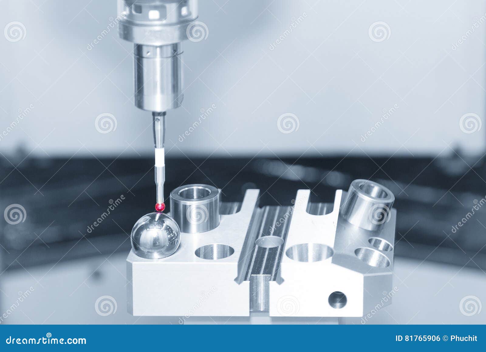 Closeup the Coordinate Measuring Machine CMM Stock Photo - Image of ...