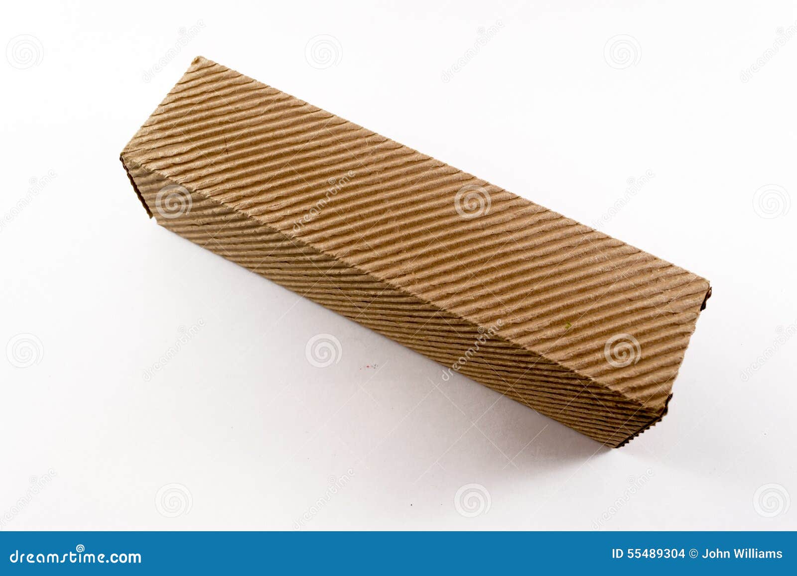 Closeup of Corrugated Cardboard Box Stock Photo - Image of rustic ...