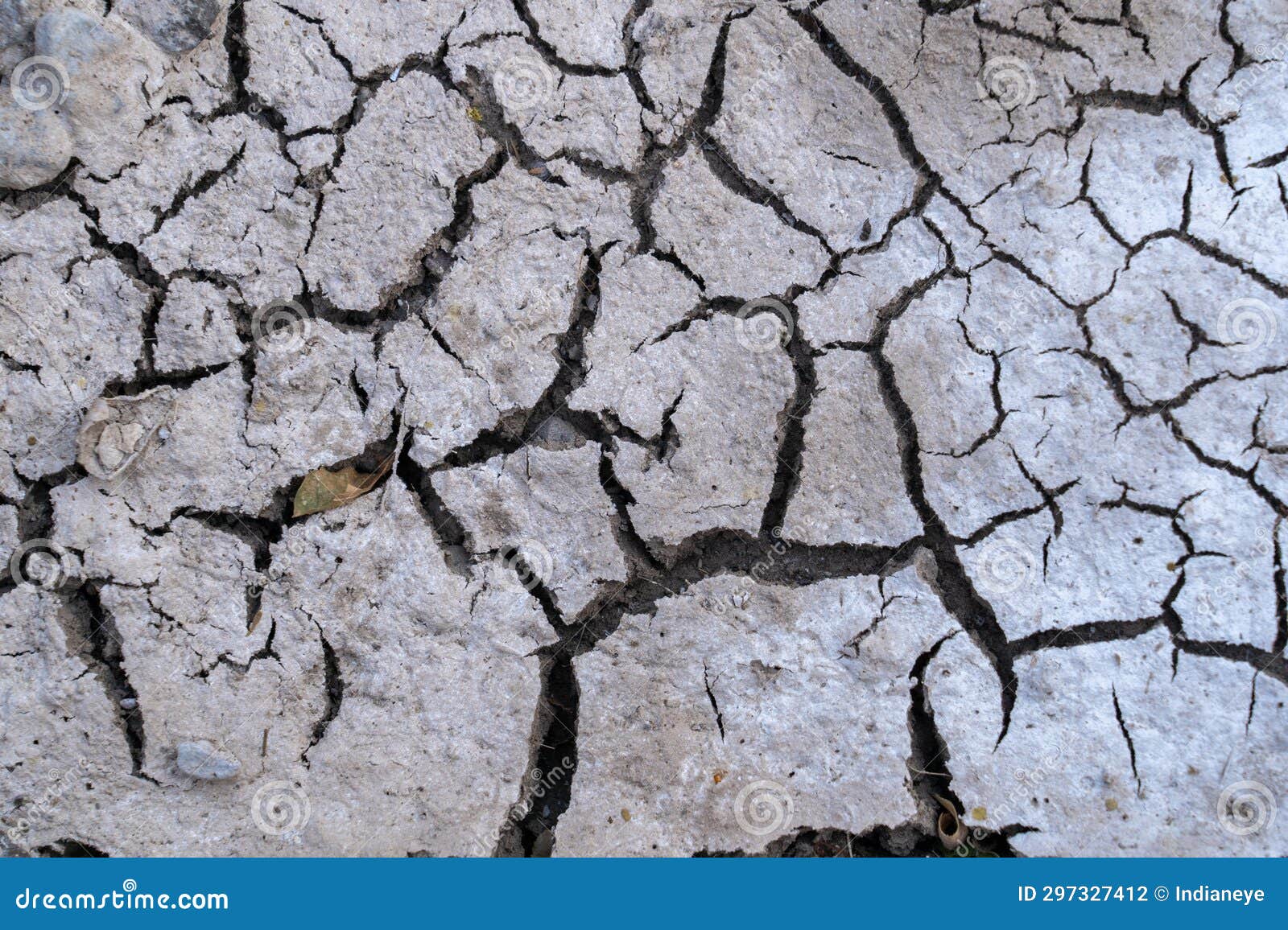 Dry Cracks In The Land, Severe Water Scarcity. Stock Image ...