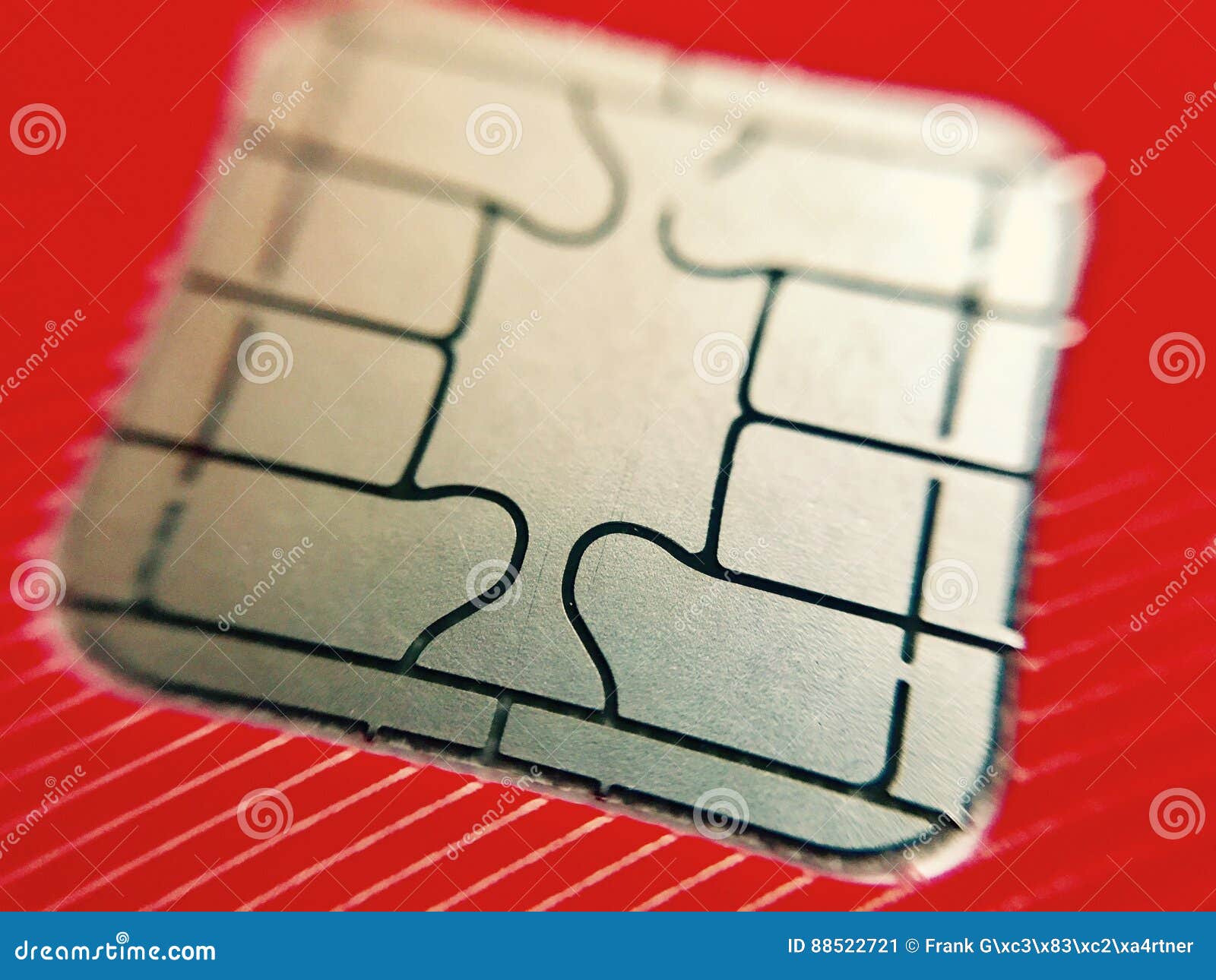 A Closeup of Credit Card Chip Stock Image - Image of debt, number: 88522721