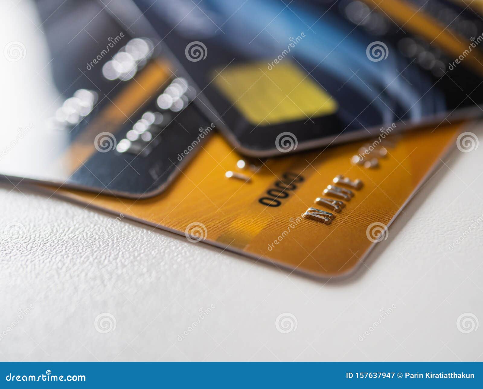 Credit card on table stock image. Image of banking, payment - 157637947