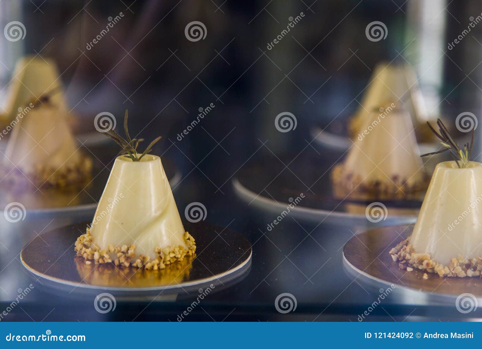 Closeup of Creme Caramel Pudding Decorated Stock Photo - Image of milk ...