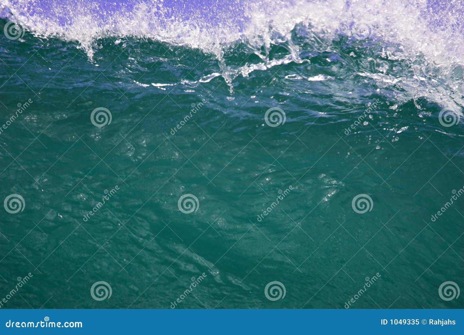 Closeup of cresting Wave stock image. Image of hawaii - 1049335