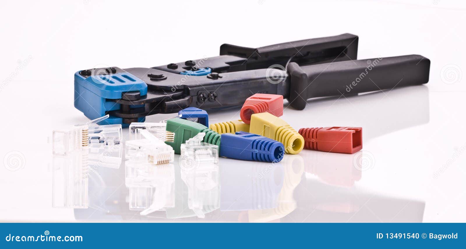 Closeup of Crimping Tool for RJ-45 Stock Photo - Image of industry ...