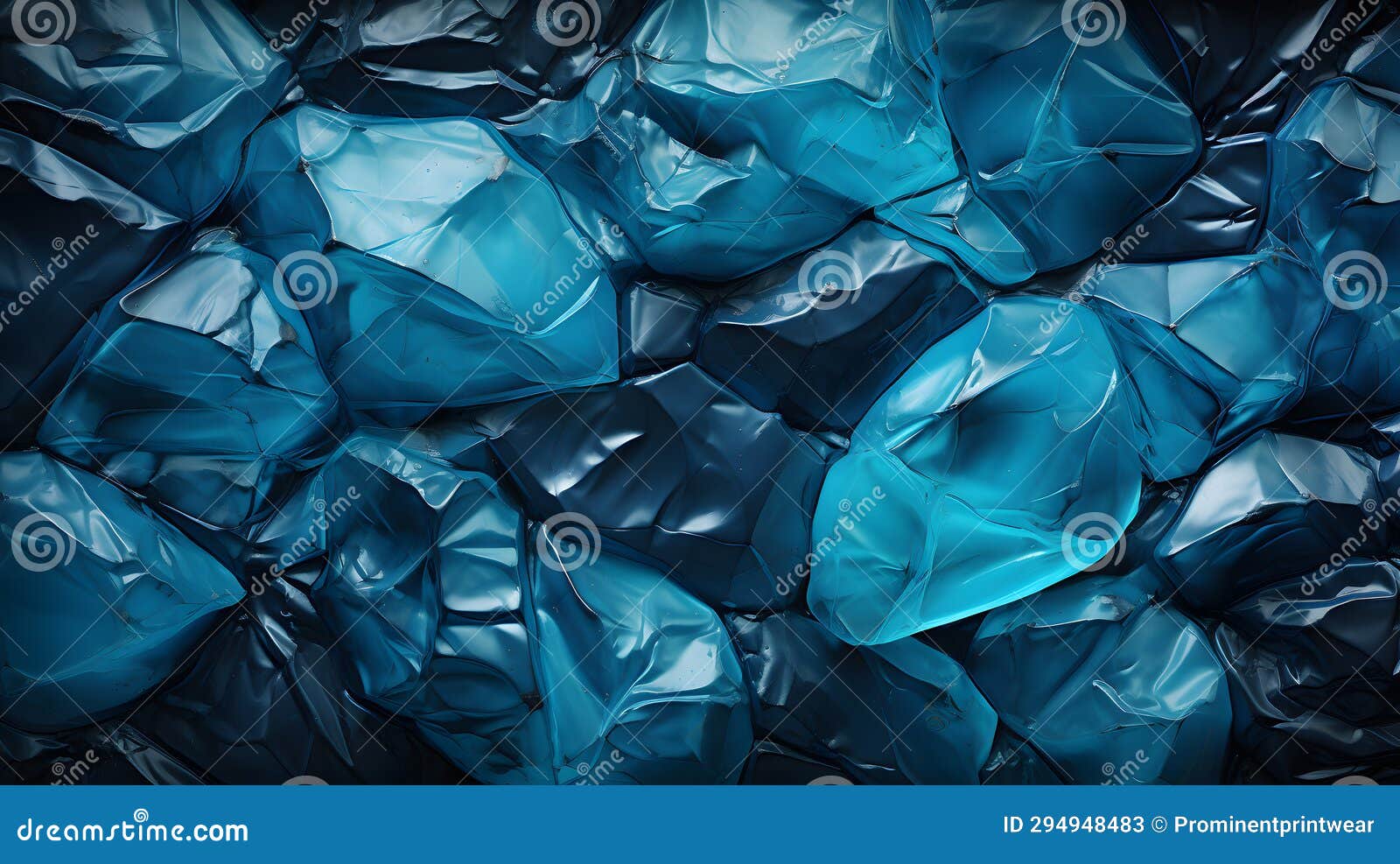 Blue Garbage Can With Waste Recycling Symbol Cartoon Vector ...