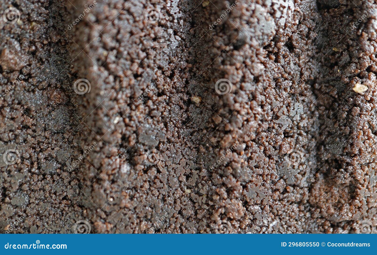 Closeup of Crunchy Chocolate Cookie Pie Crust S Texture Stock Photo ...