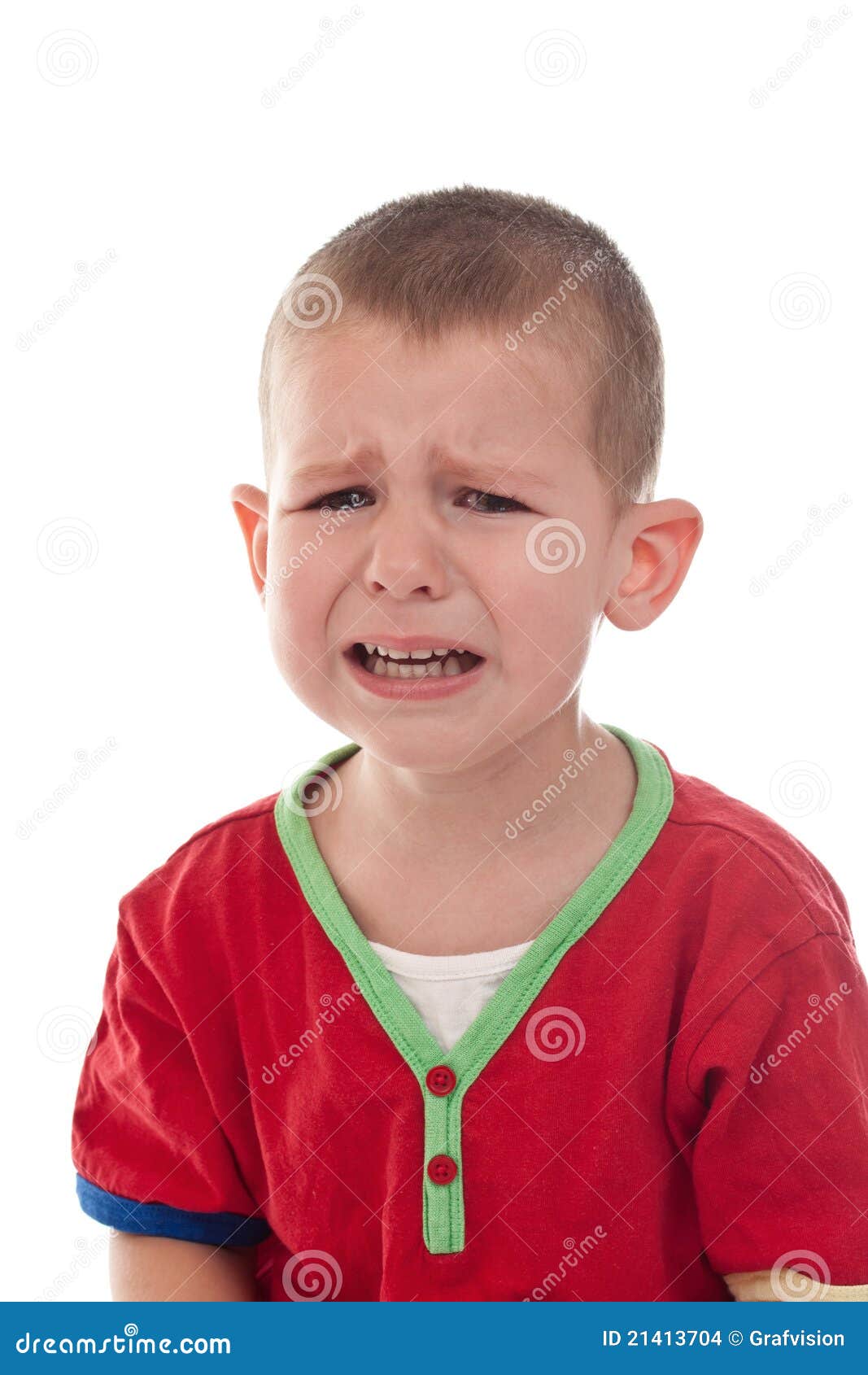 Closeup of a crying boy stock photo. Image of expression - 21413704