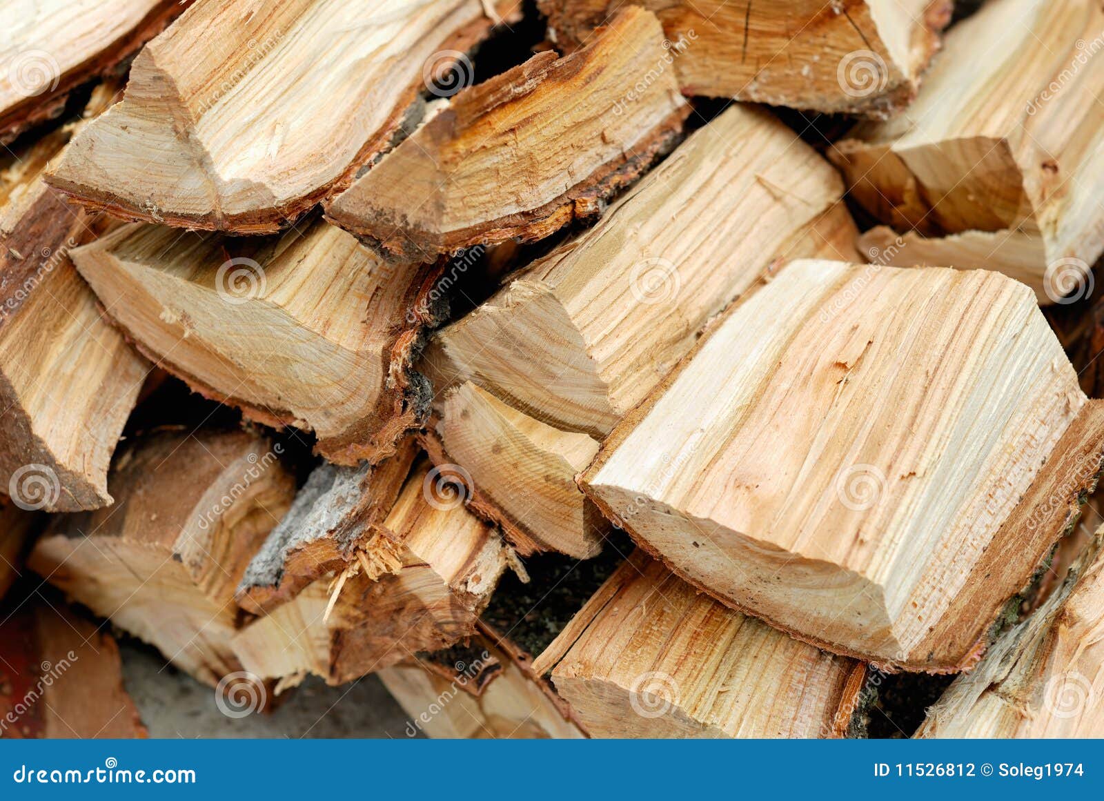 Closeup of the Cut Fire Wood Stock Photo - Image of stack, chop: 11526812