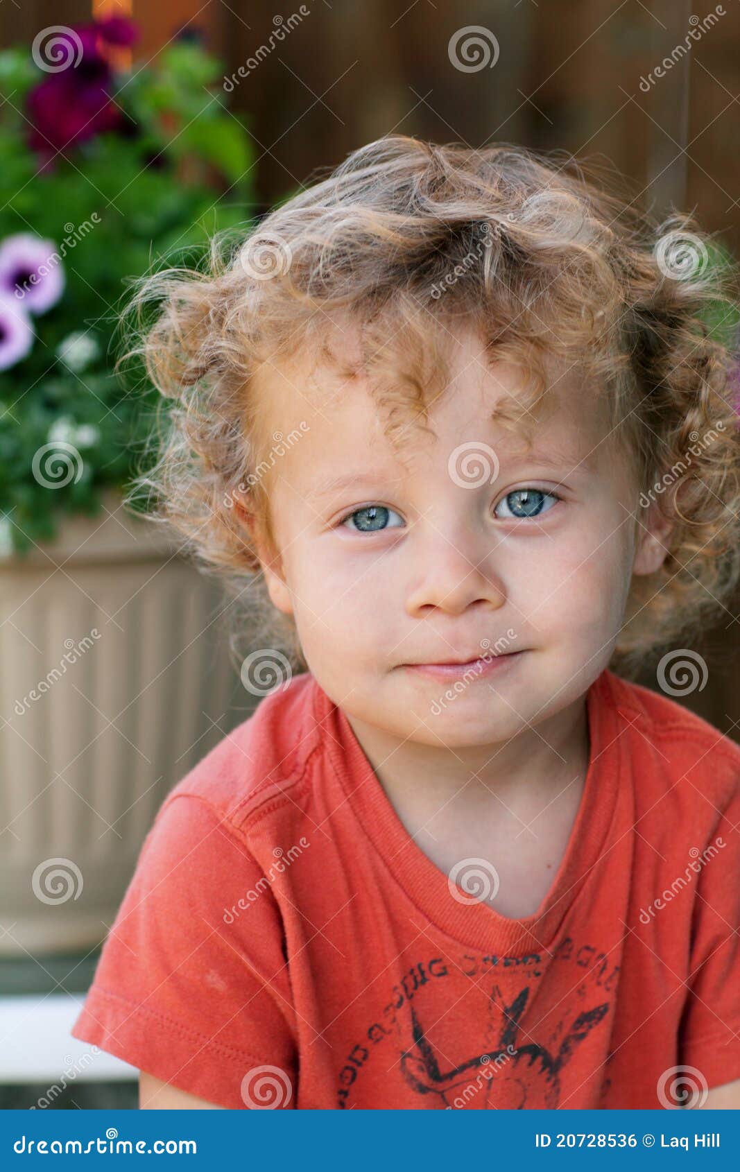 Closeup cute toddler stock photo. Image of flowers, eyes - 20728536