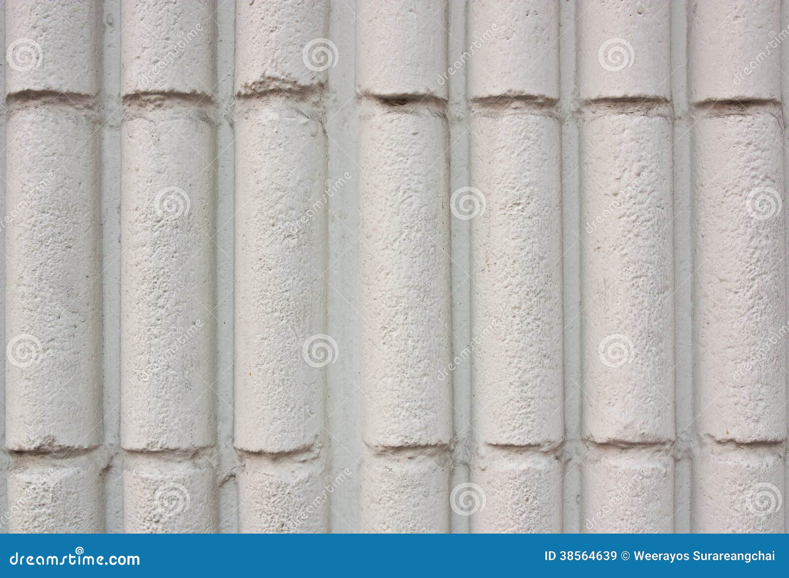 Closeup, Cylindrical Cement Wall Texture Stock Image - Image of pattern ...