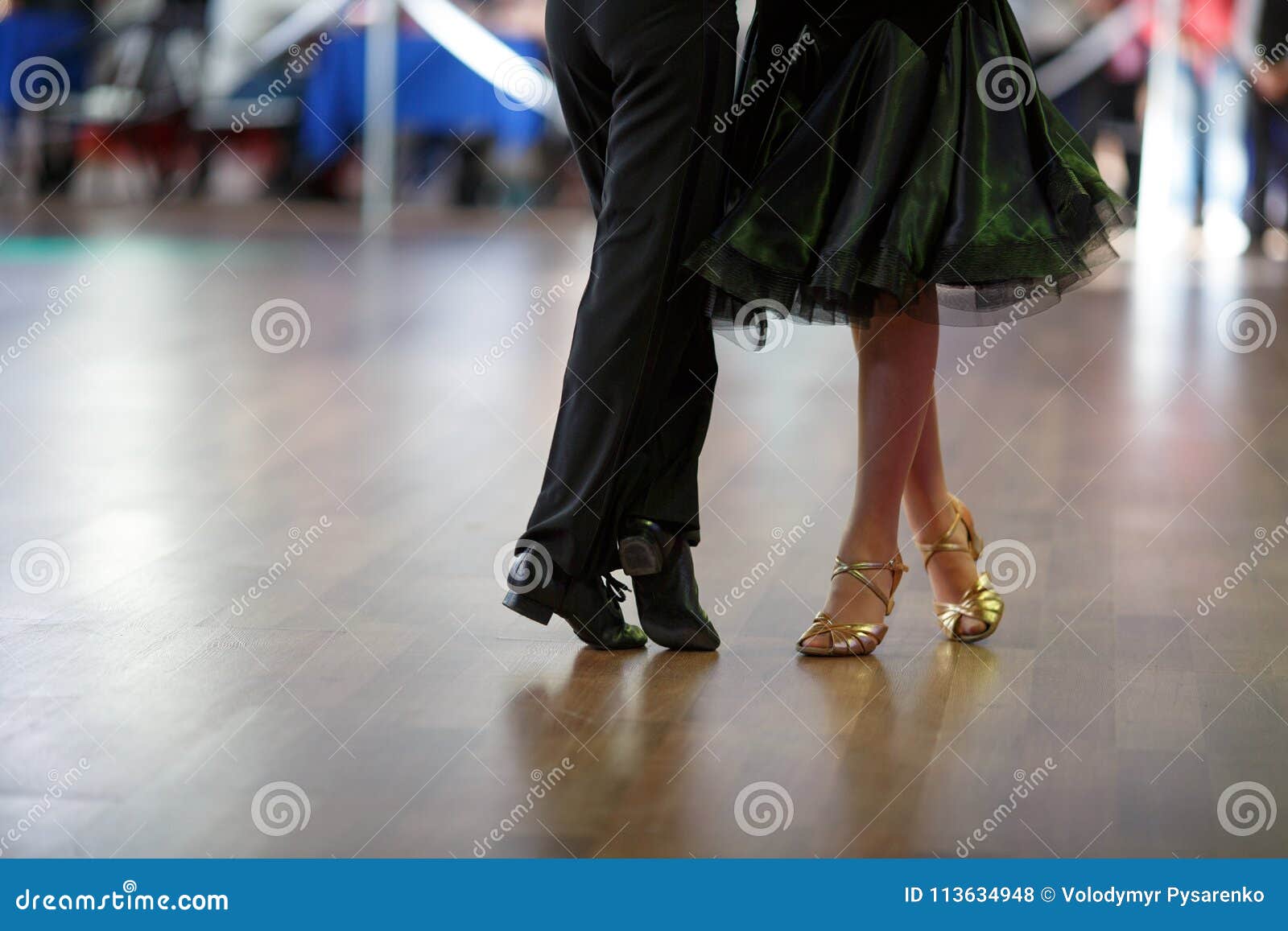 Closeup of Dancer`s Legs As they Do the Ballroom Dance Stock Photo ...
