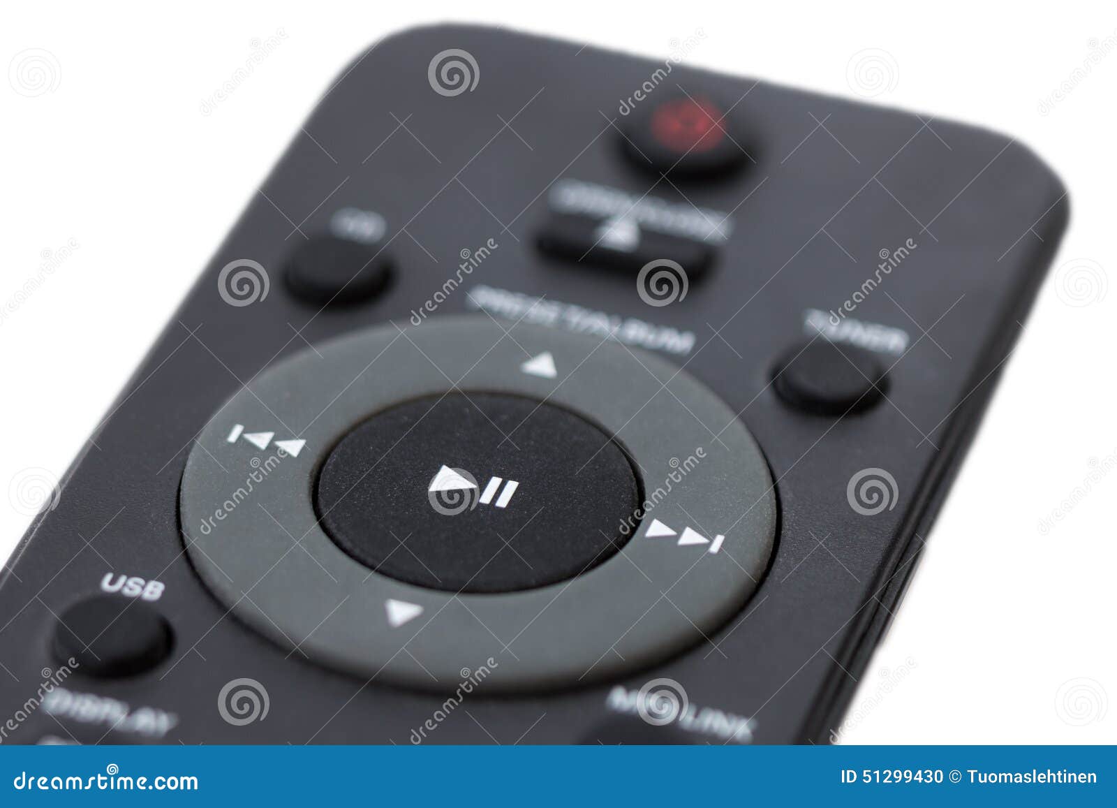 Closeup of a Dark Grey Remote Control Stock Photo - Image of controller ...