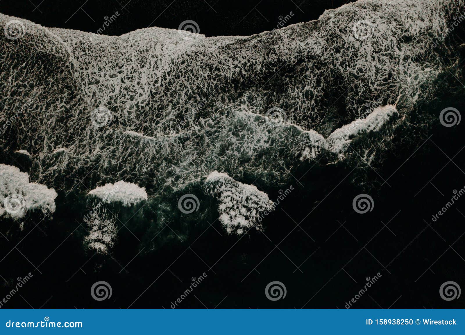 Closeup Dark Shot of Beautiful Textures of Underwater Mossy Rocks Stock ...