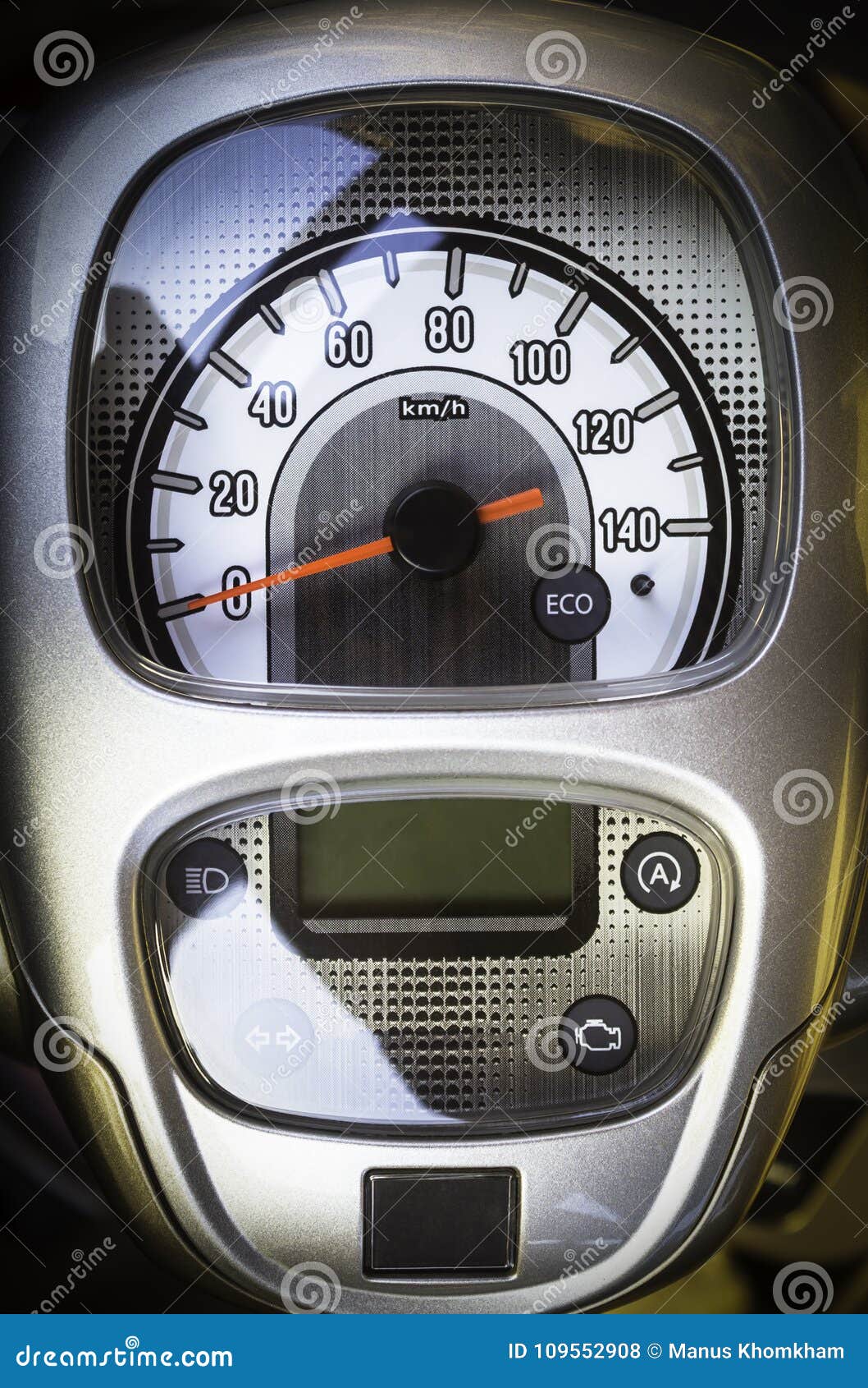 Dashboard and Speedometer of a Motorcycle Stock Photo - Image of rider ...