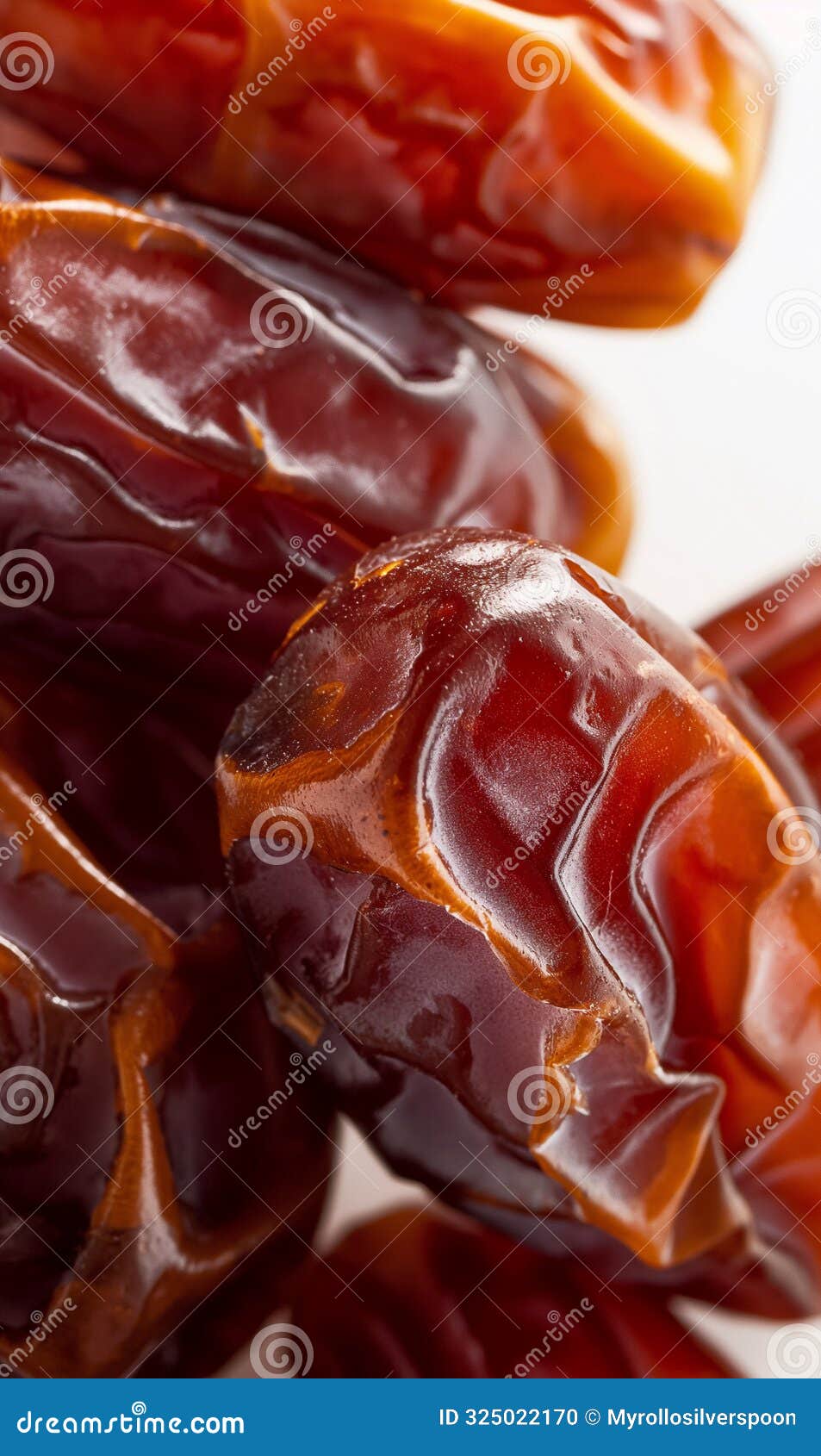 A Closeup of the Dates Texture, Showcasing Their Smooth and Slightly ...