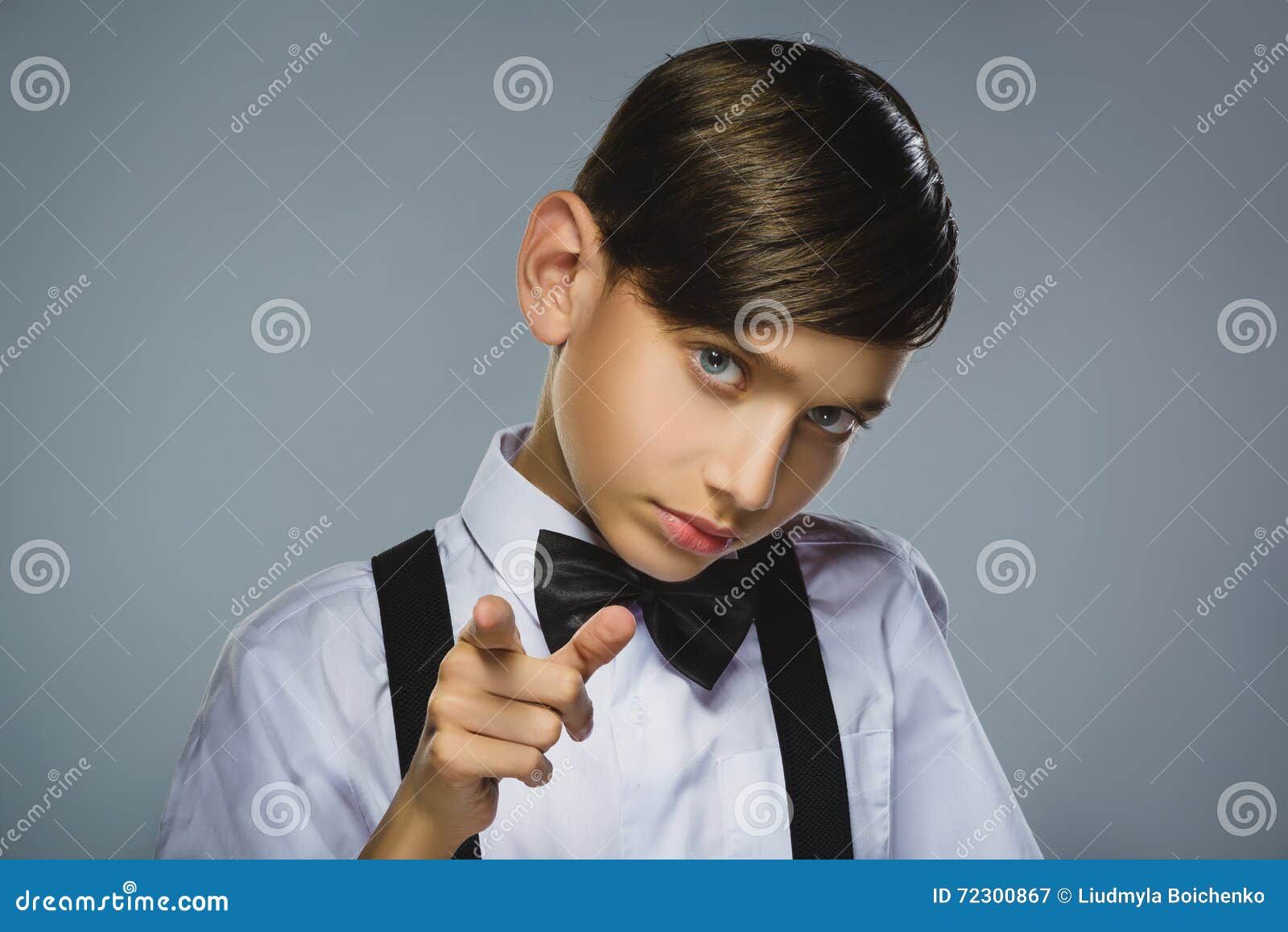 Closeup Defiant Boy with Worried Stressed Face Expression Stock Image ...