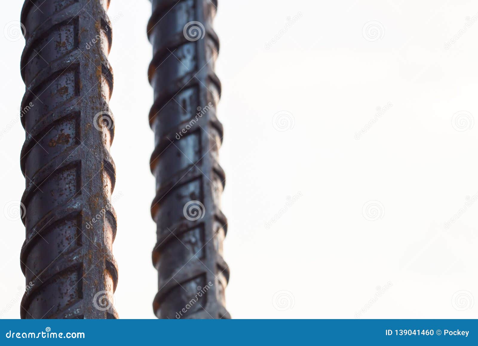 Closeup Deformed Bars Detail Stock Photo - Image of rebar, corroded ...
