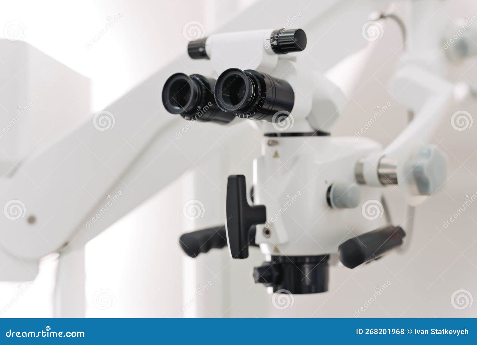 Closeup of a Dentist Microscope for a Teeth Stock Photo - Image of ...