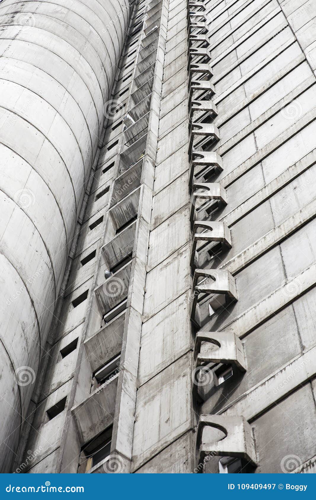 Urban concrete building stock image. Image of outside - 109409497