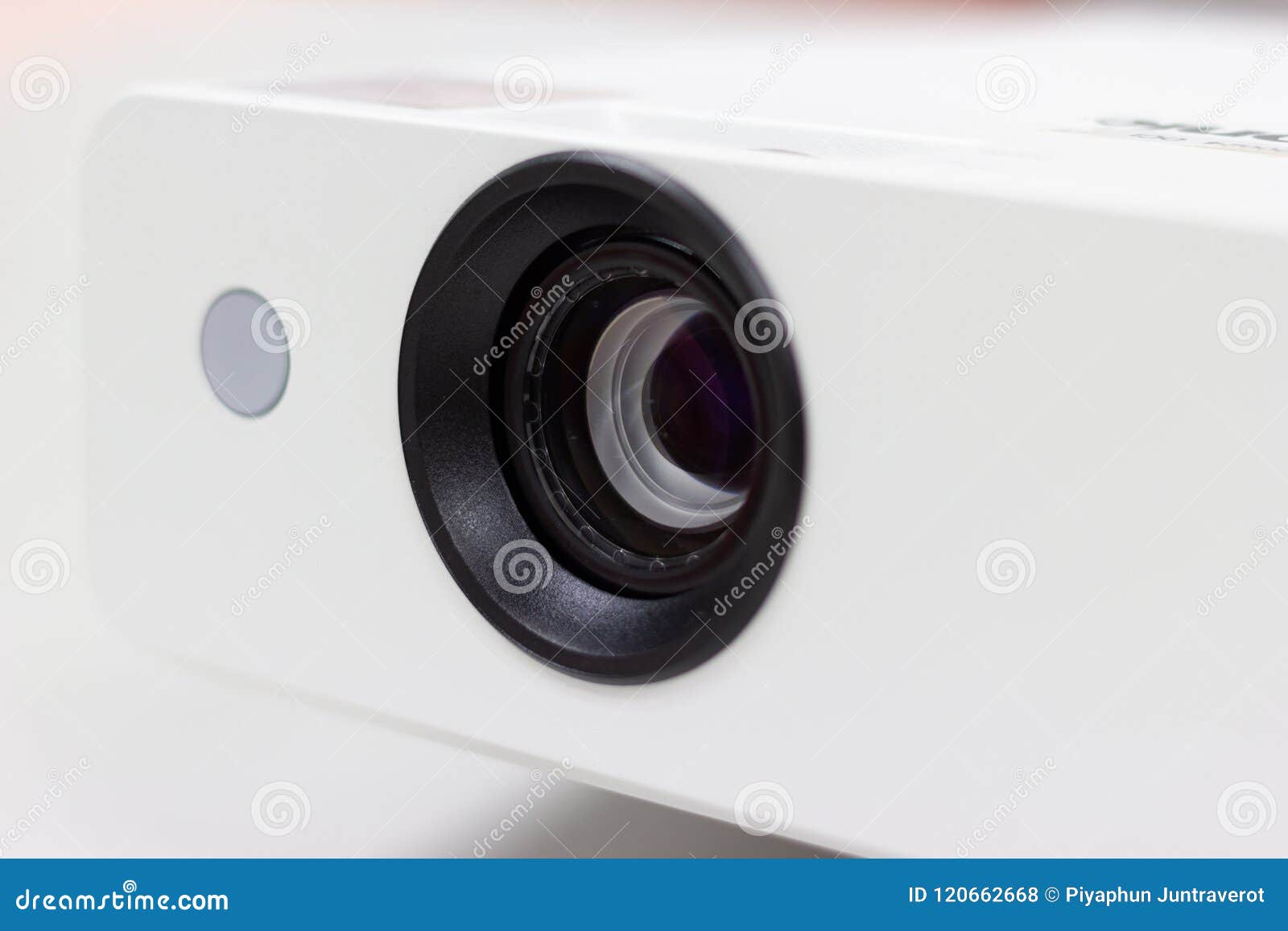 Closeup Details Lens of Projector for Cinema Stock Photo - Image of ...