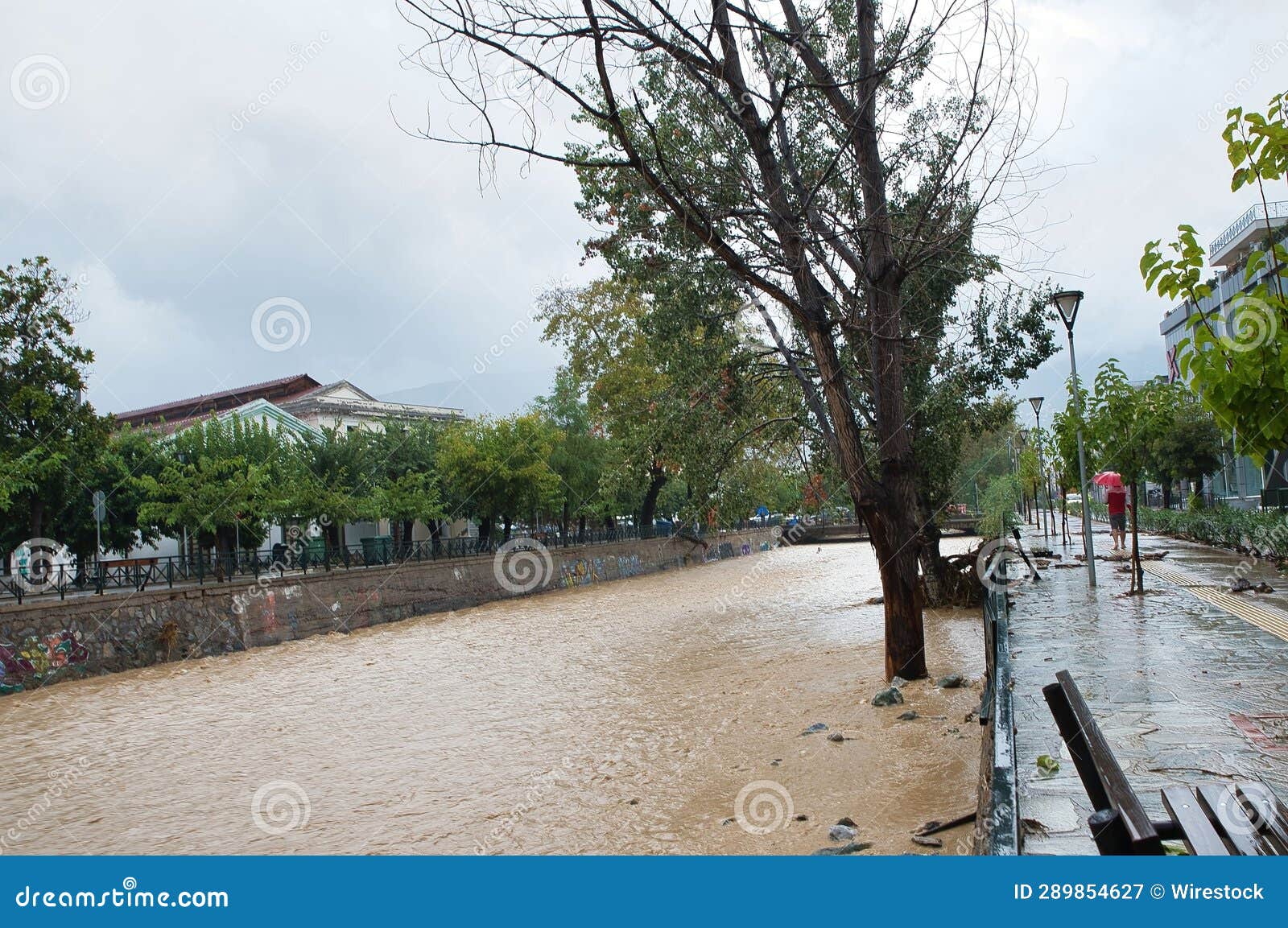 Closeup of a Devastating Flood in Greece Editorial Photography - Image ...