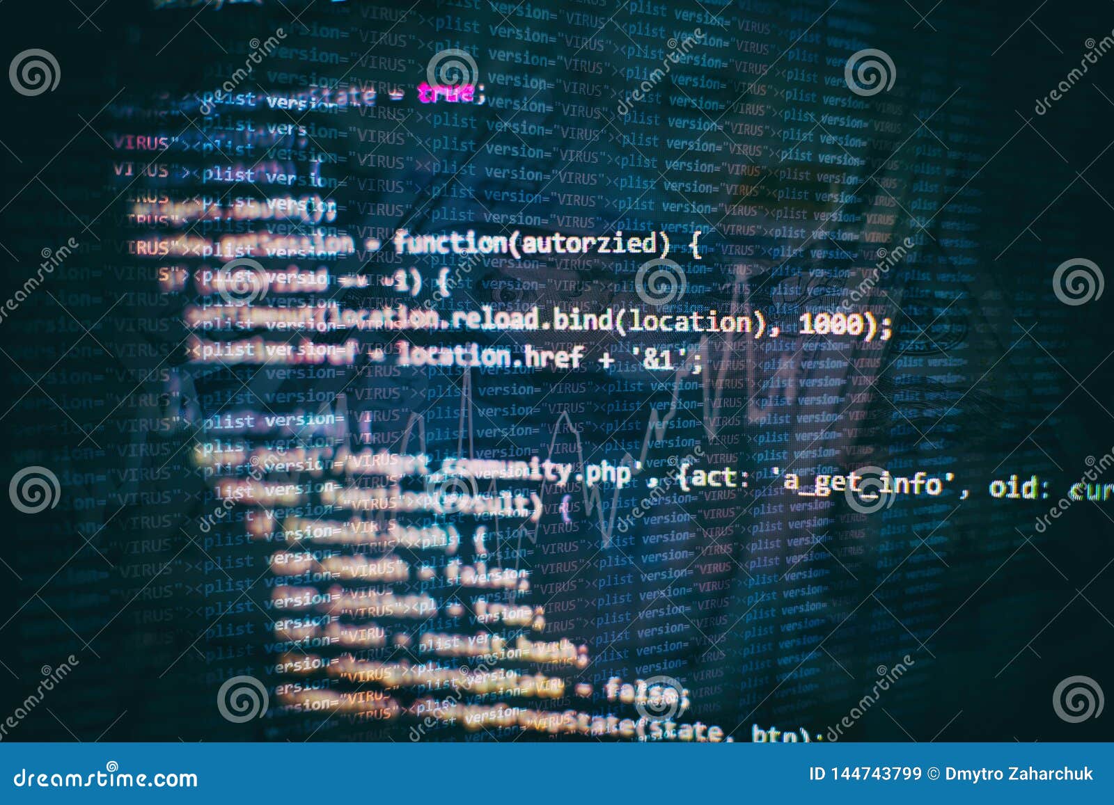 Closeup Developing Programming And Coding Technologies Developer Working On Web Sites Codes In