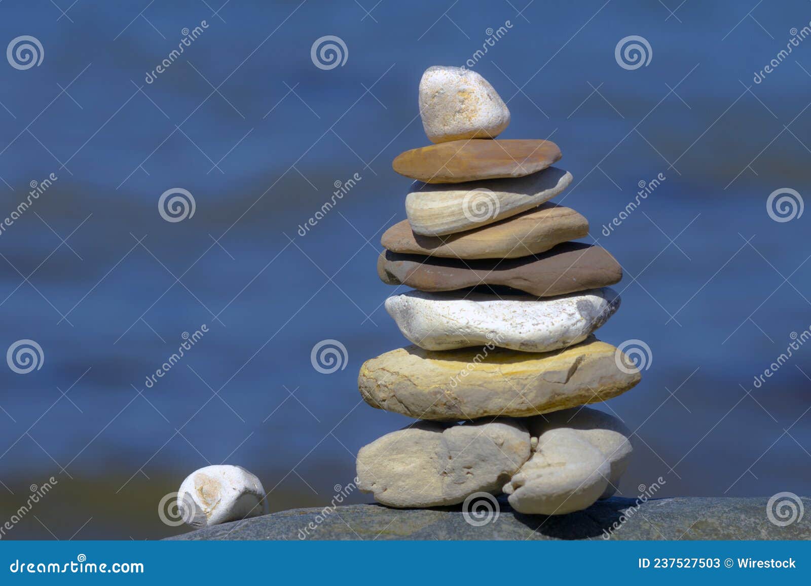 Closeup of Different Stones Stacked Up Stock Image - Image of ...