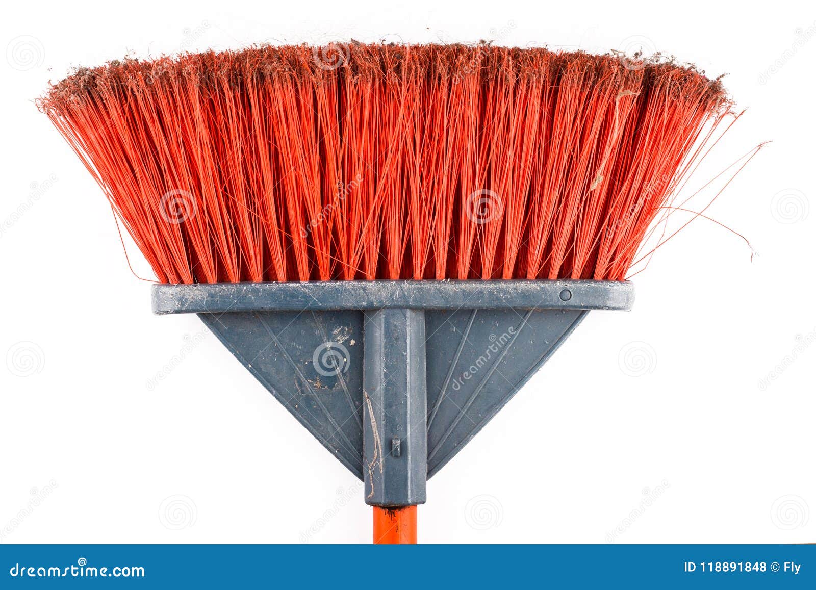 Sweeping Red Broom Royalty-Free Stock Photography | CartoonDealer.com ...