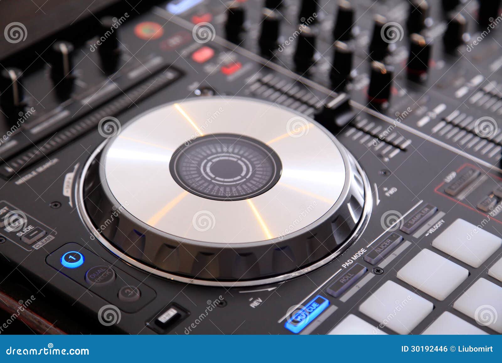 Jog wheel stock photo. Image of disc, control, button - 30192446