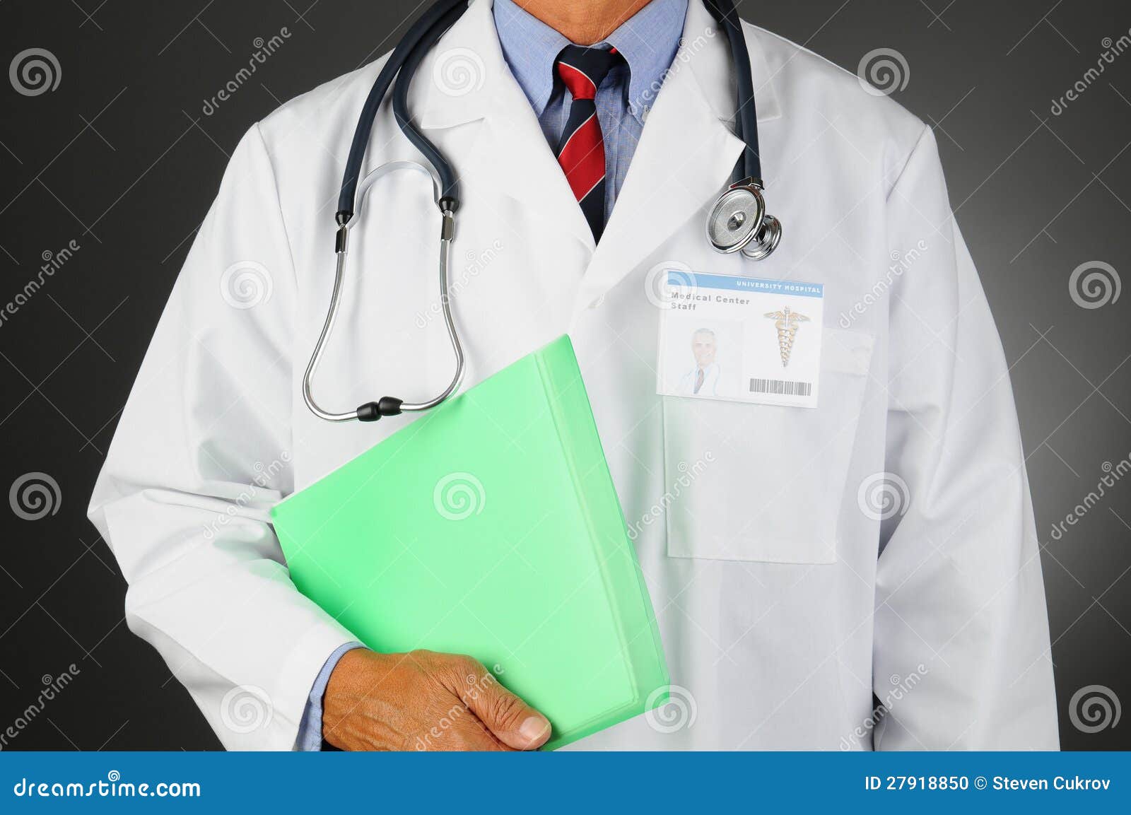 Closeup Doctor with Files stock photo. Image of person - 27918850