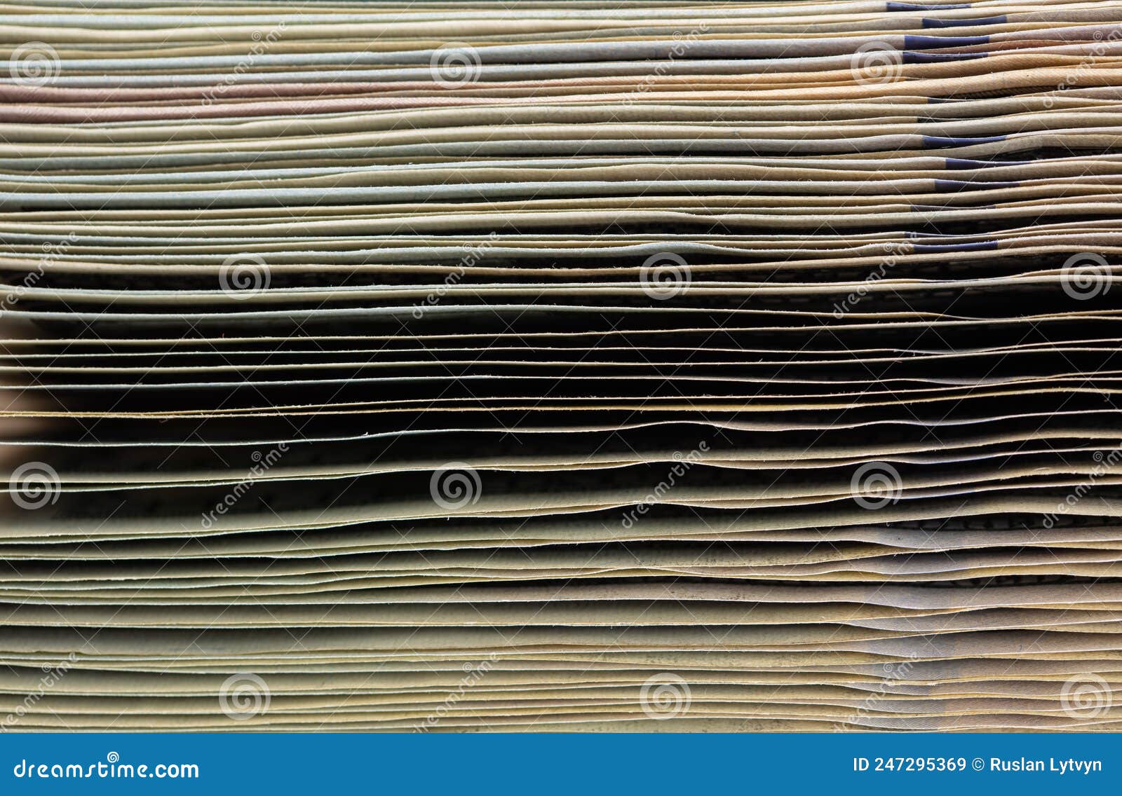 Closeup of Dollar Banknotes on Edge Stock Image - Image of heap, edge ...