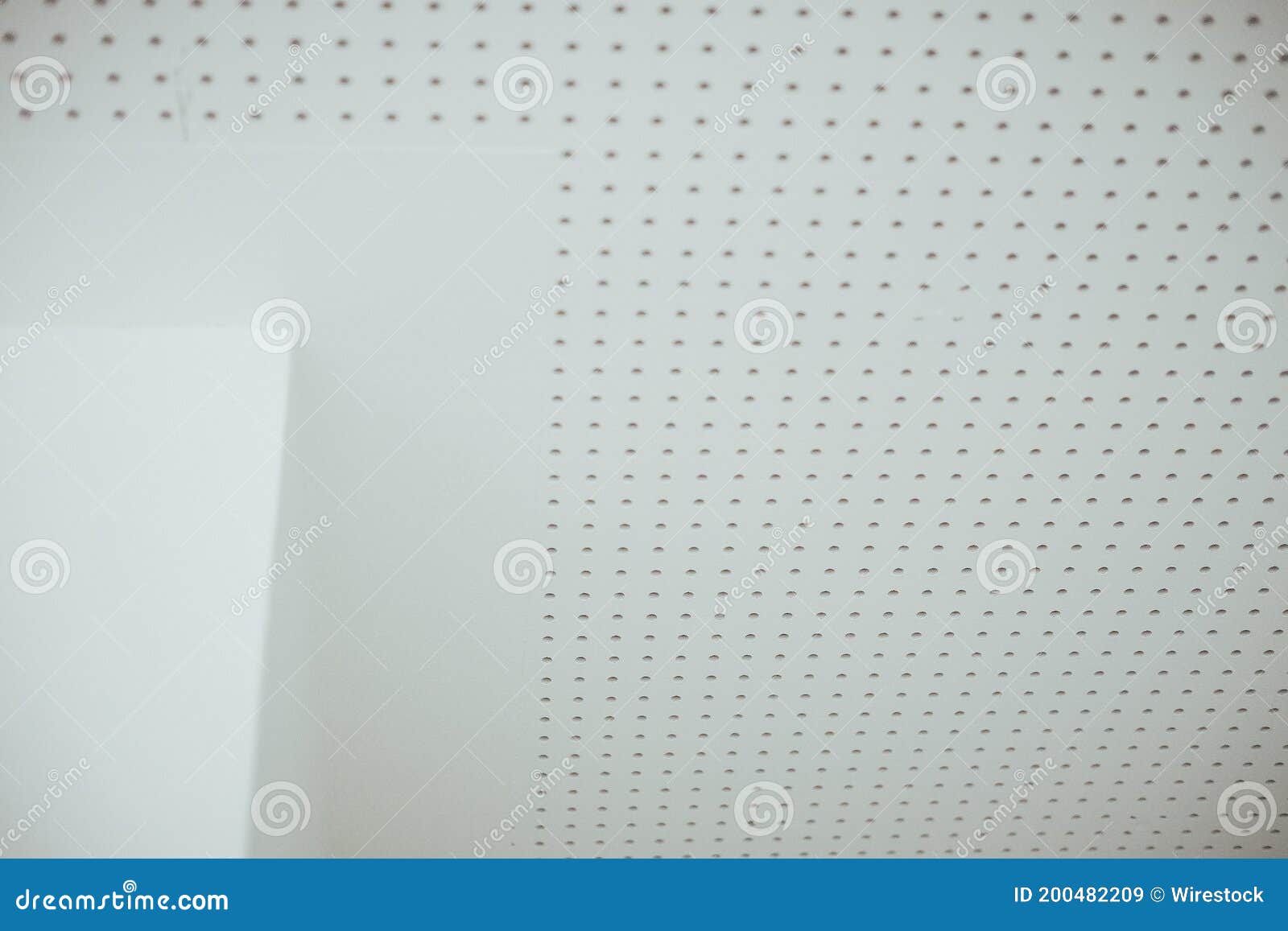 Closeup of Dotted Ceiling Tiles Stock Image - Image of building, decor ...